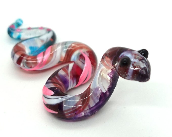 Snake/cobra Miniature Figurines Animals Hand Blown Glass Art - Etsy