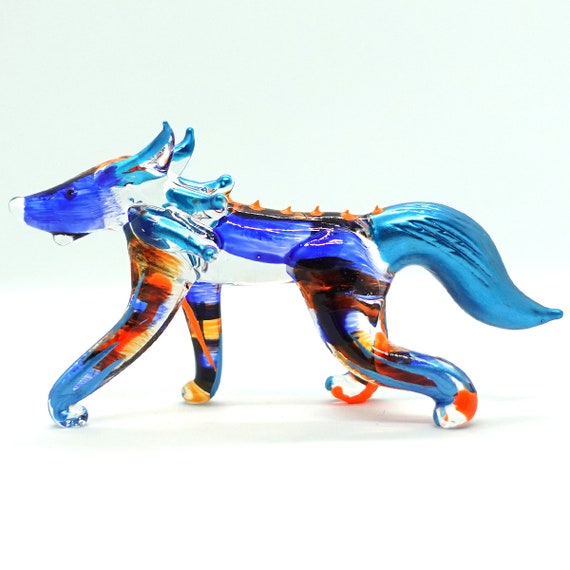 Miniature Figurines Animals Hand Blown Glass Art Collectible - Etsy