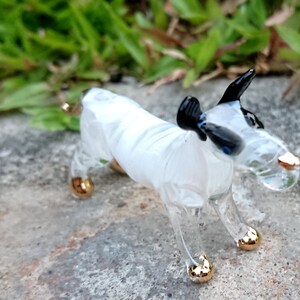 Bull Terrier Miniature Figurines Animals Murano Glass Hand Blown Glass ...