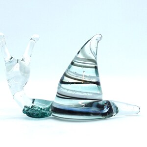 Snail Tiny Hand Blown Glass Art Figurines Animals Collectible Gift Home ...