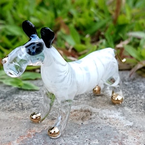 Bull Terrier Miniature Figurines Animals Murano Glass Hand Blown Glass ...