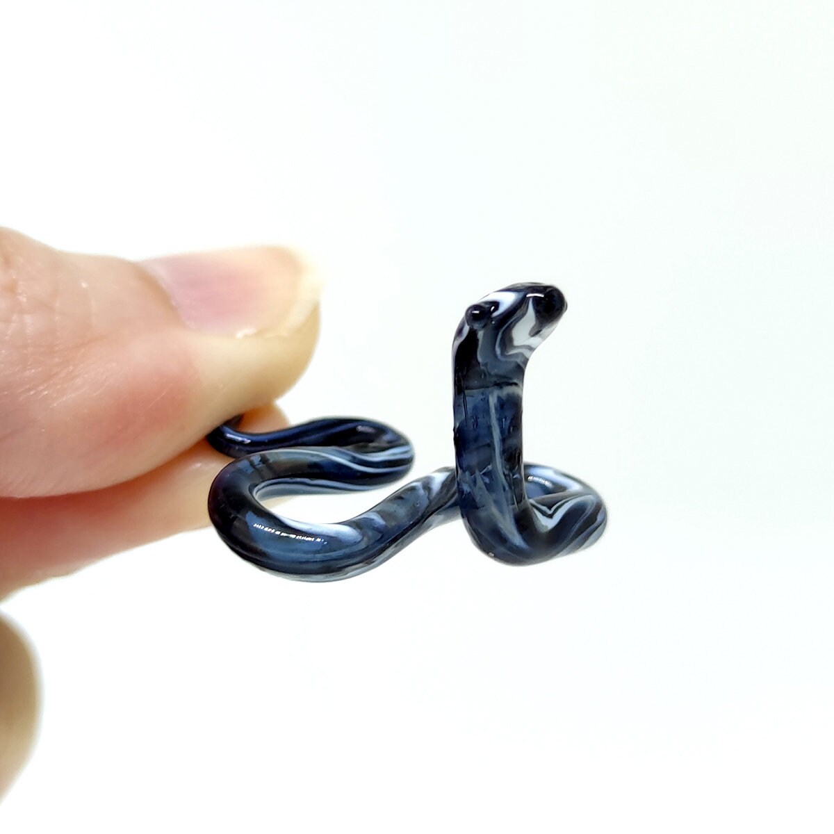 Snake Tiny Figurines Hand Blown Color Glass Art Animals | Etsy