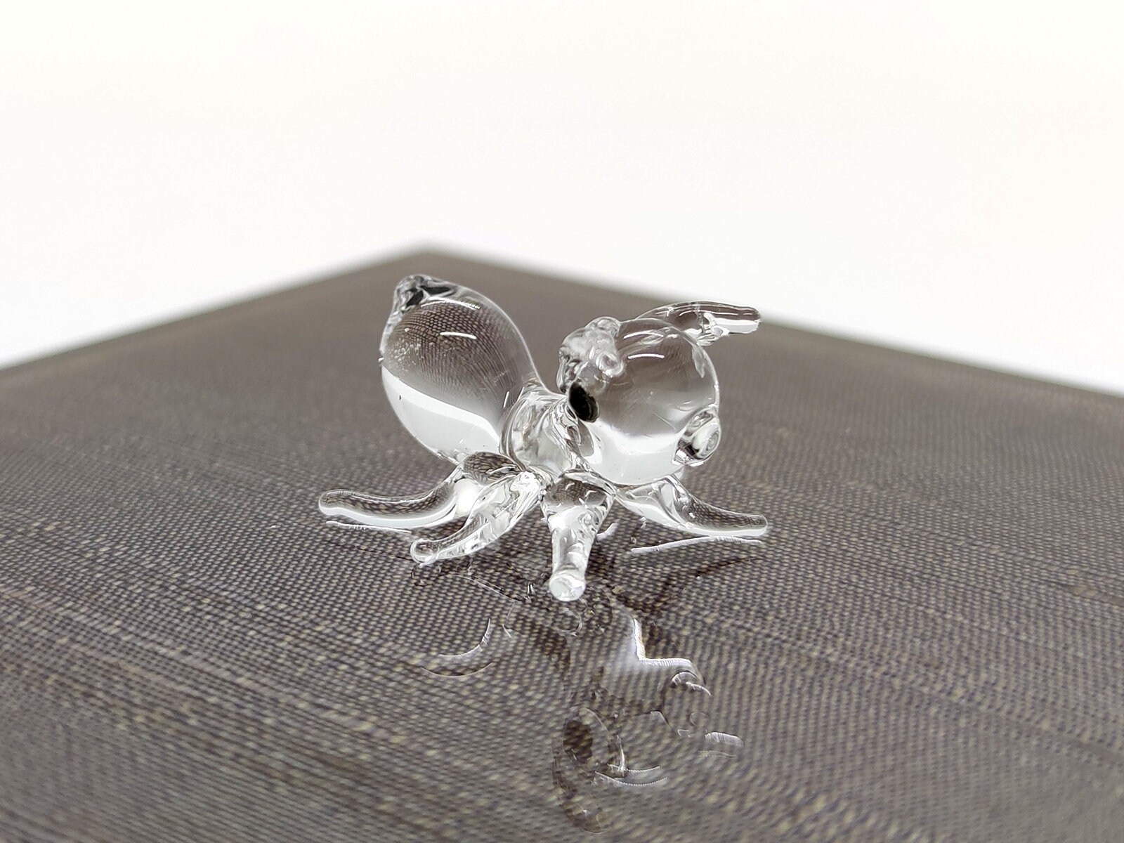 Tiny Micro Crystal Ant Figurines Hand Blown Clear Glass Art - Etsy