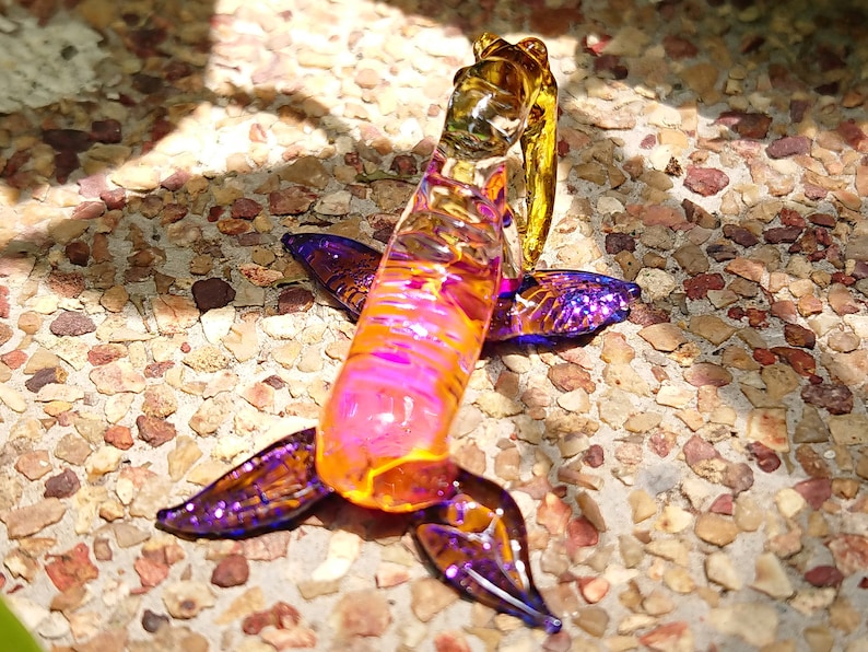 Very Tiny Micro Lion Sea Seal Figurines Hand Painted Blown - Etsy