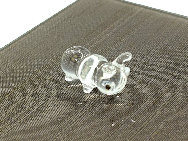 Tiny Micro Crystal Worm Figurines Hand Blown Clear Glass Art - Etsy