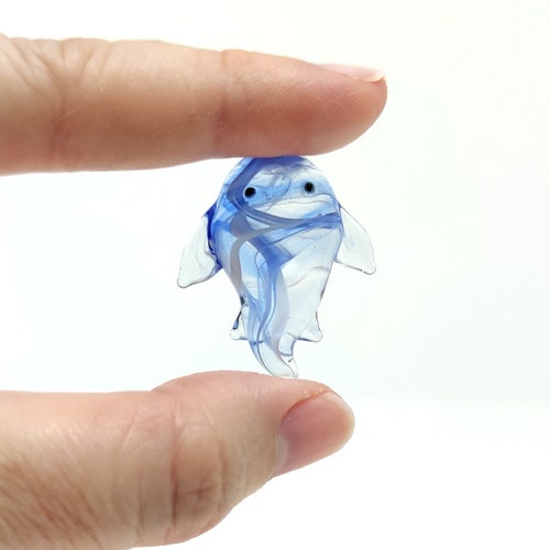 Rare Pig Micro Tiny Figurines Hand Blown Glass Art Sea Animals - Etsy