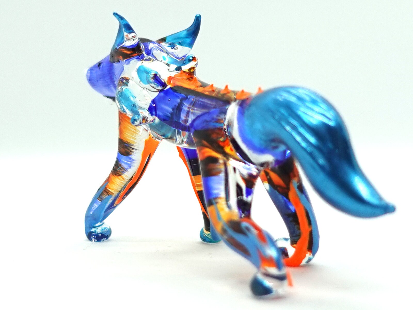 Miniature Figurines Animals Hand Blown Glass Art Collectible Gift ...