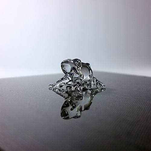 Tiny Micro Crystal Frog Figurines Hand Blown Clear Glass Art | Etsy