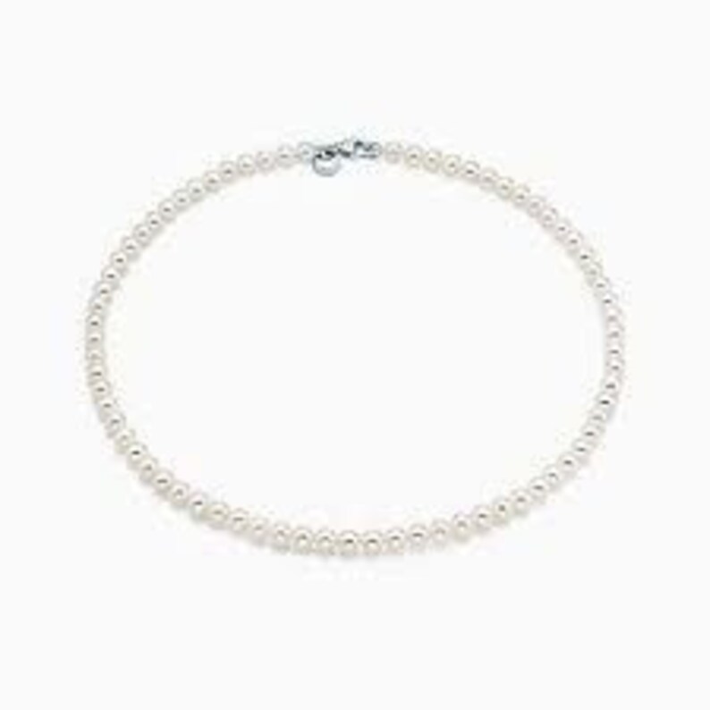 Single Strand Freshwater Pearl Necklace Freshwater Pearls Etsy Uk