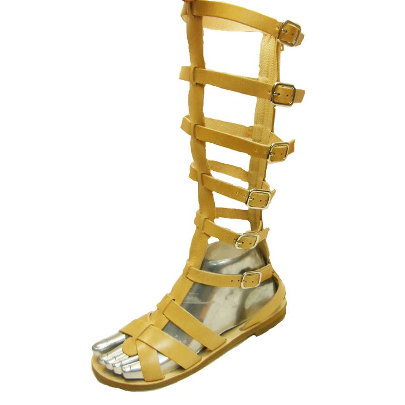 Spartan Sandals Leather Gladiator Sandals Greek Sandals for | Etsy