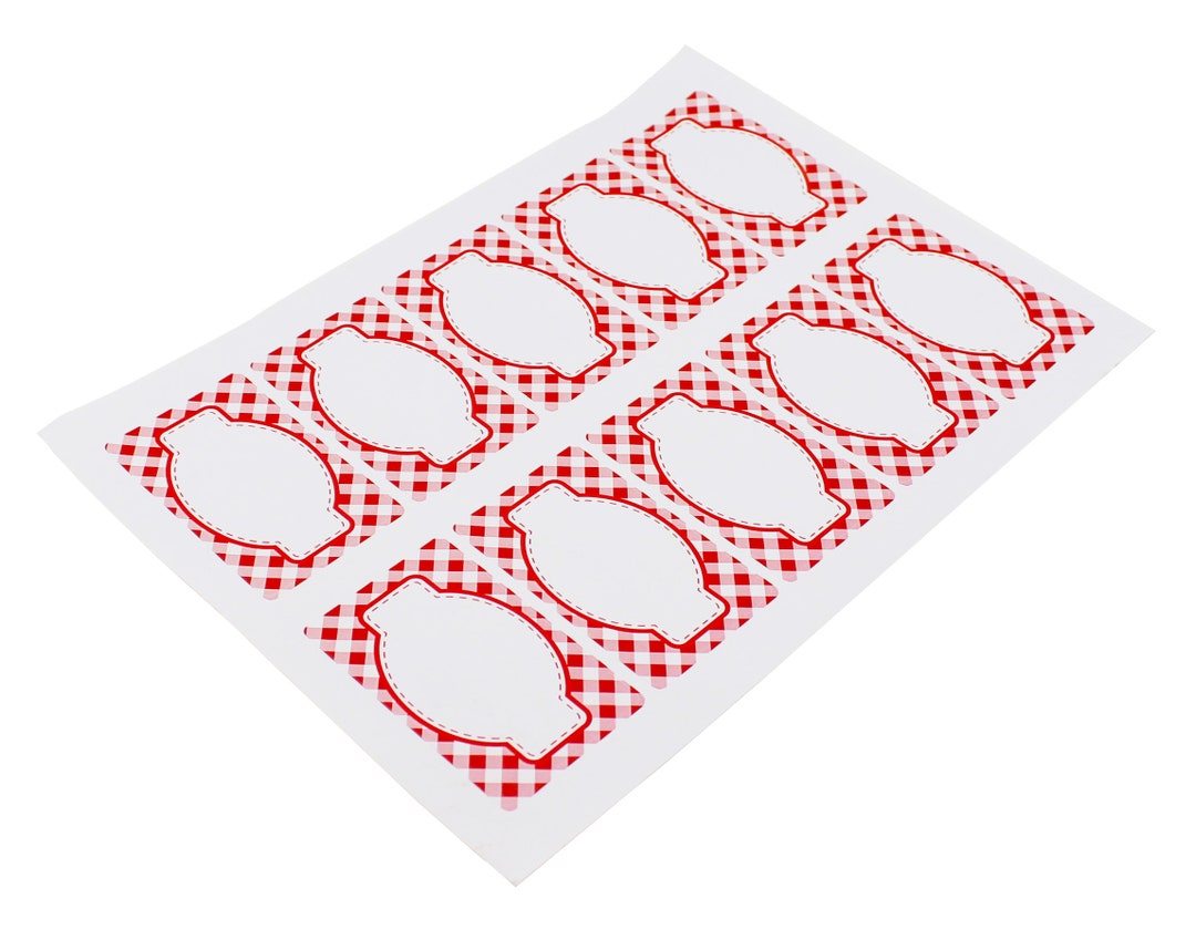 Jam Labels Pack of 40 Make Your Own Jams and Chutneys Label for Jars ...