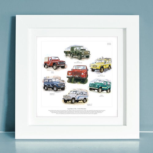 Land Rover Defender Birthday Card Birthday Card | Etsy