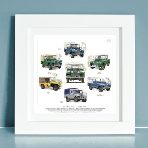 Land Rover Defender Birthday Card Birthday Card | Etsy