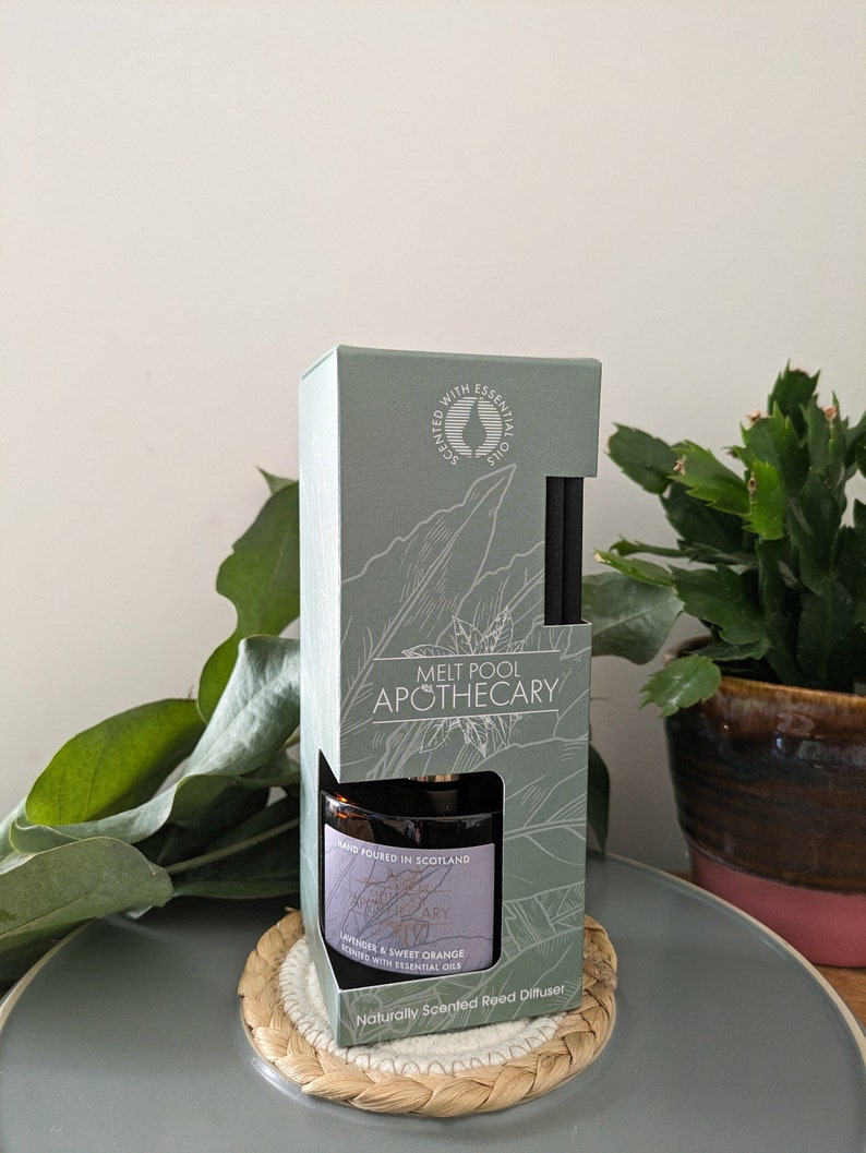 Lavender & Sweet Orange - Reed Diffuser - Etsy