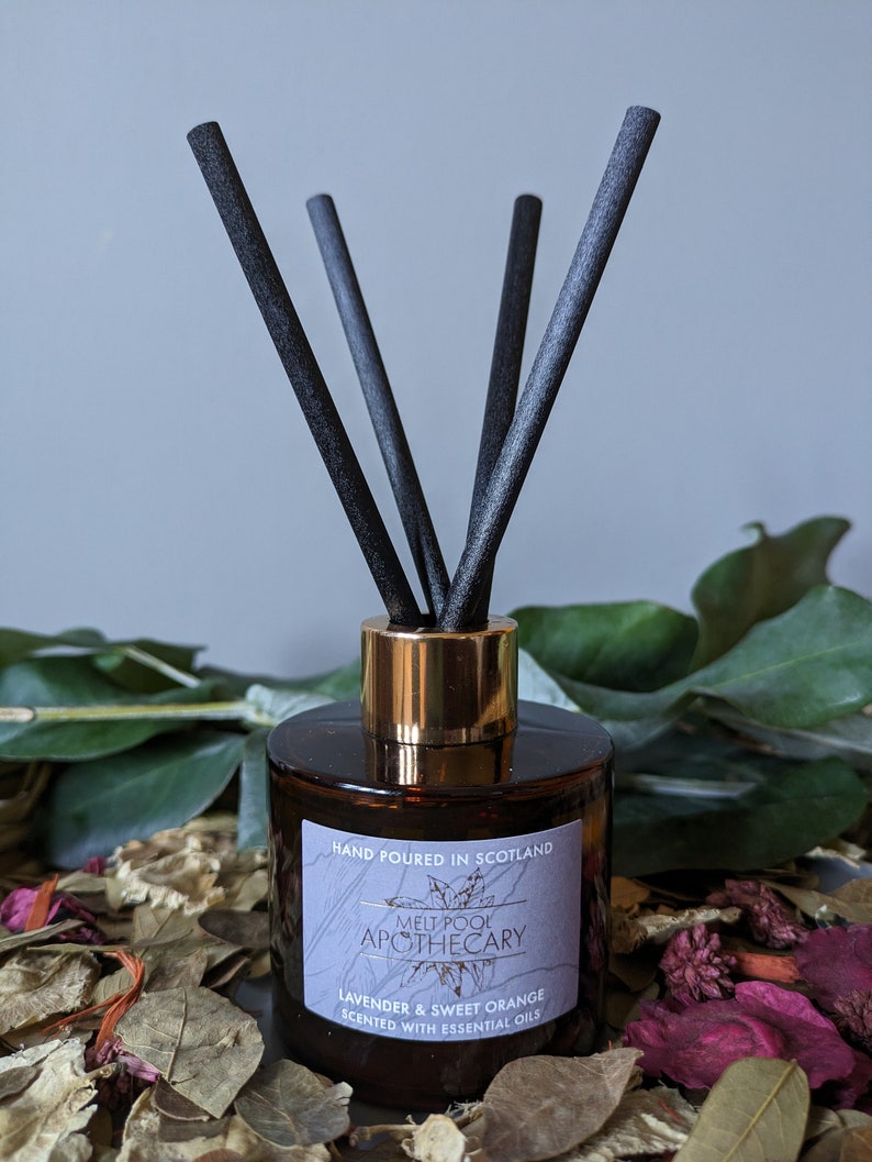 Lavender & Sweet Orange - Reed Diffuser - Etsy