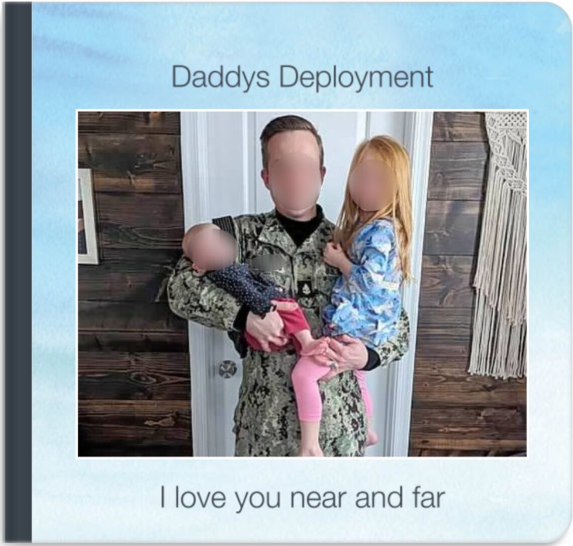 Personalized Deployment Board Book for Kids & Family - Etsy