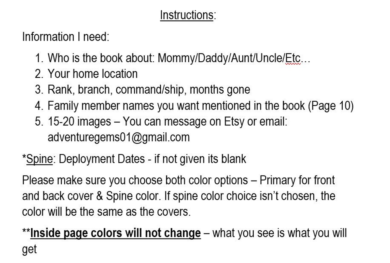 Personalized Deployment Board Book for Kids & Family - Etsy