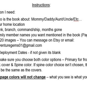 Personalized Deployment Board Book for Kids & Family - Etsy