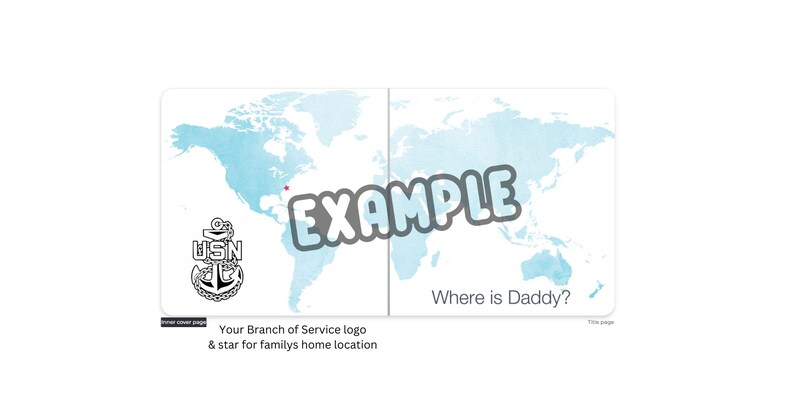 Personalized Deployment Board Book for Kids & Family - Etsy