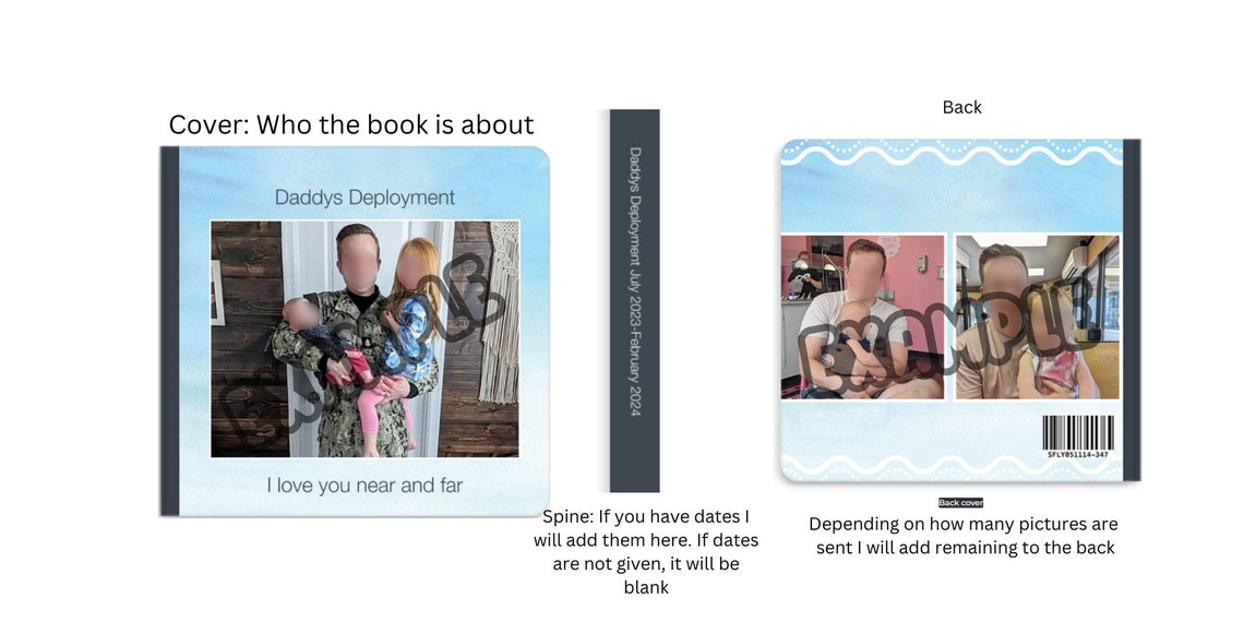 Personalized Deployment Board Book for Kids & Family - Etsy