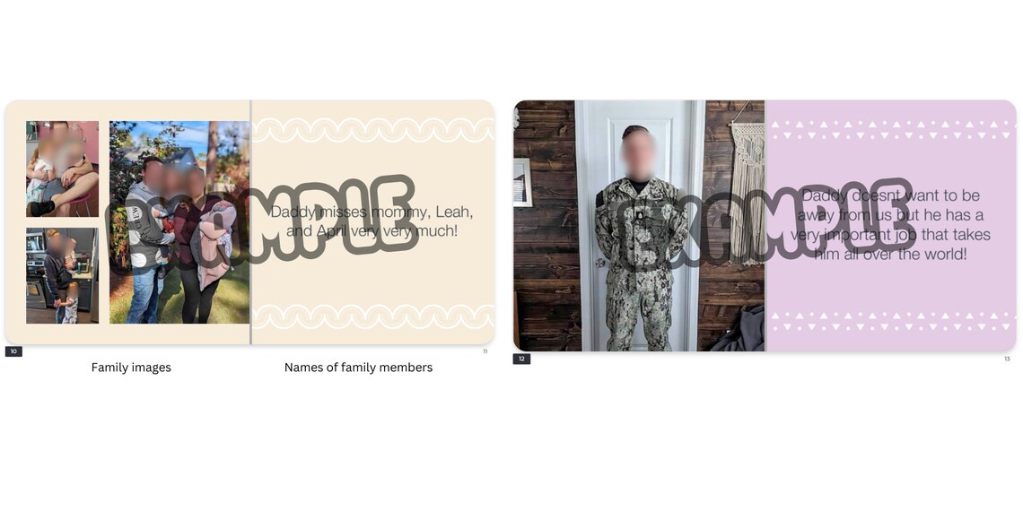 Personalized Deployment Board Book for Kids & Family - Etsy