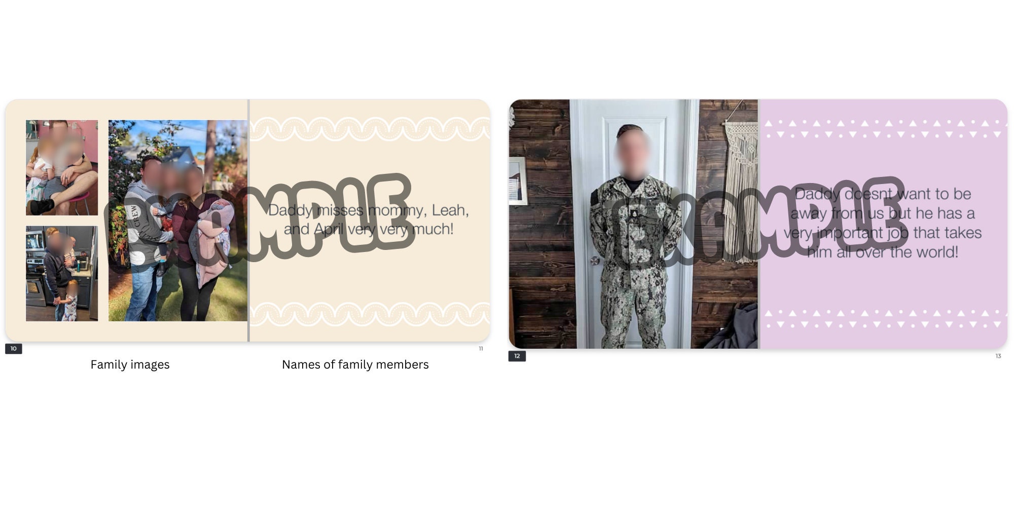 Personalized Deployment Board Book for Kids & Family - Etsy