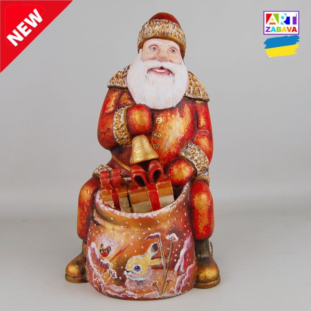 NEW 2024 January 8 Beautiful Hand Carved and Painted in Details Father ...
