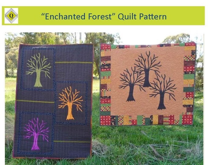 Enchanted Forest Quilt Pattern by Quilting Fabrications Leslie Edwards ...