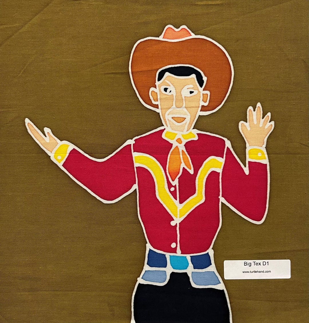 Big Tex Batik Art Panels, 8" X 8" - Hand Painted, One of a Kind - Etsy