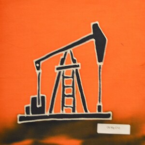 Oil Rig Mini Batik Art Panels Hand Painted, One of a Kind - Etsy