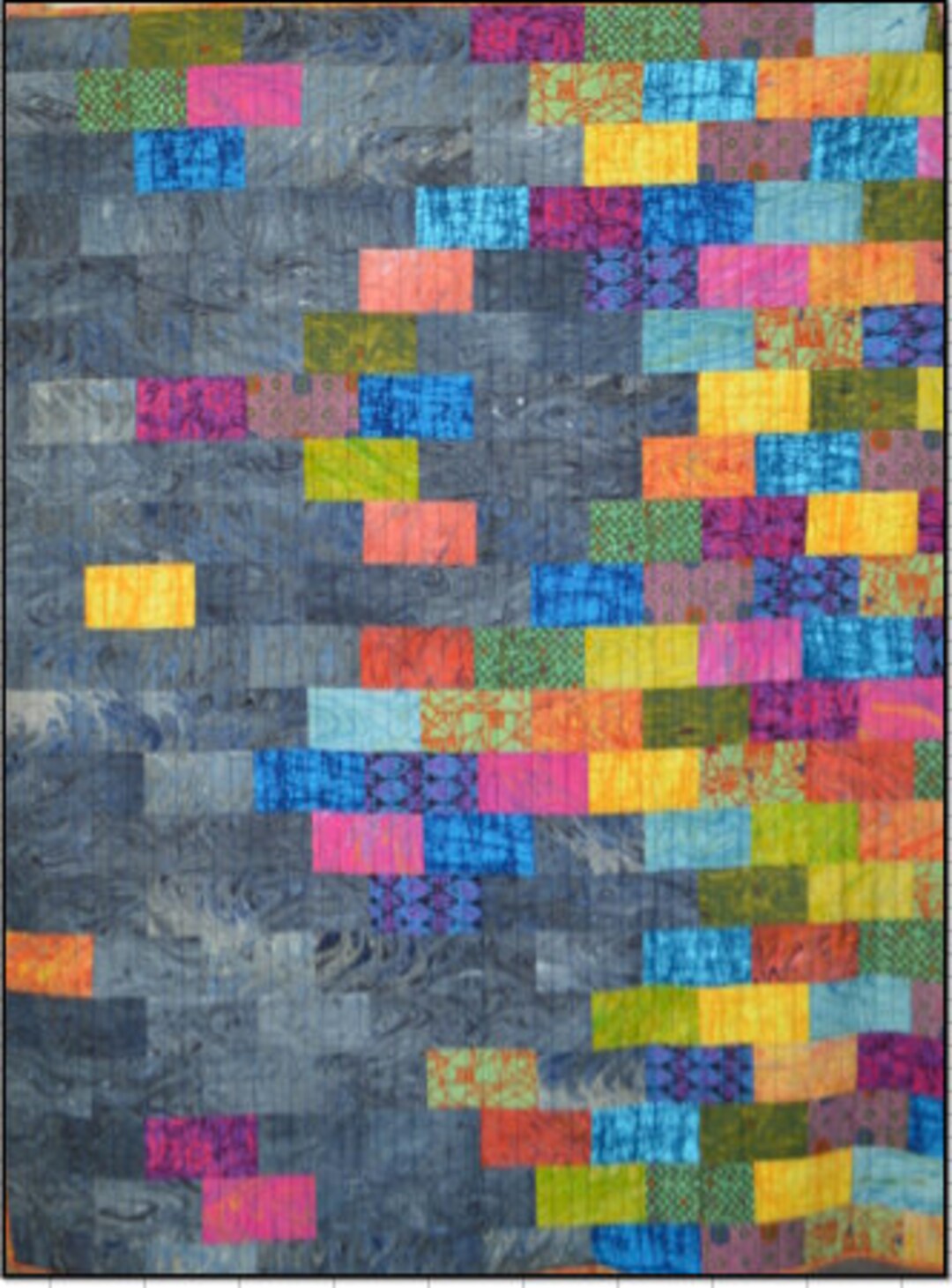 Brickwork Quilt Pattern by Ebony Love/ Love Bug Studios - Etsy