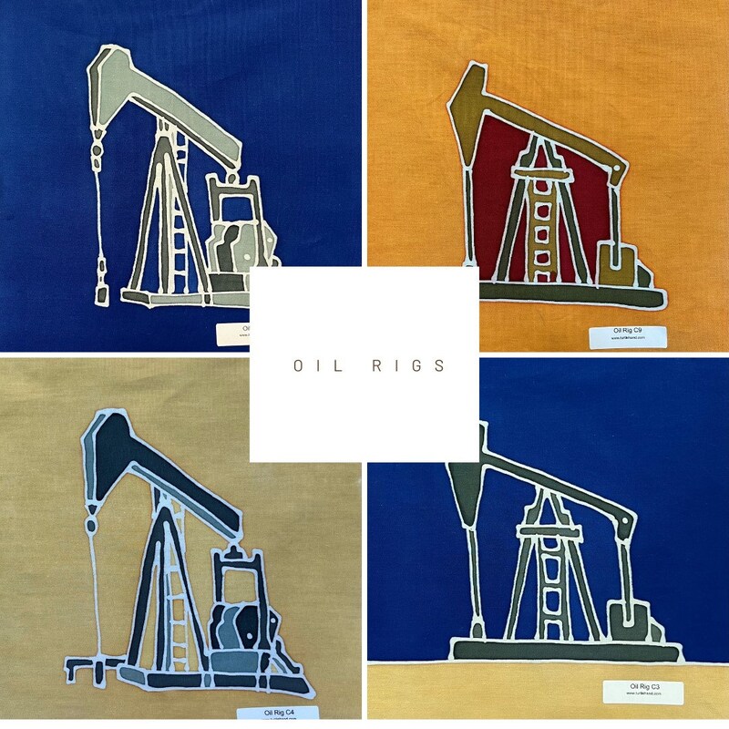 Oil Rig Embroidery - Etsy