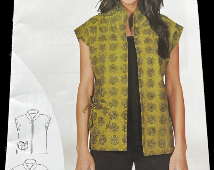 Mandarin Vest Pattern by Indygo Junction - Amy Barickman - Etsy