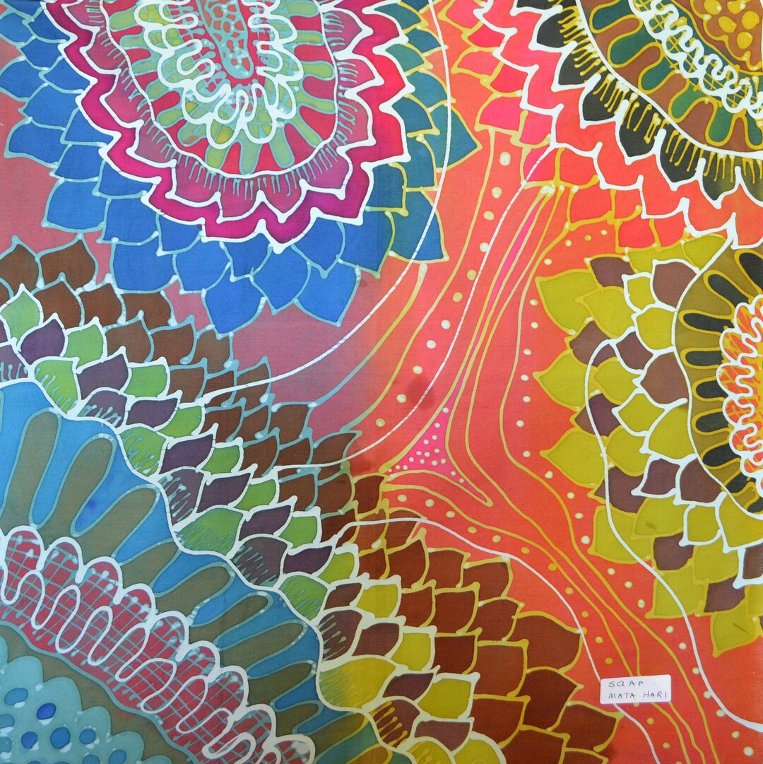 Multi-layer Batik Square Art Panels – One of a Kind - Etsy