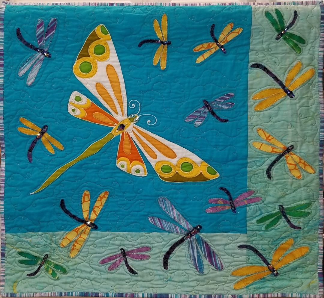 Clearance! Dragonfly Dance Quilt Pattern by Kinsey Quilts - Etsy