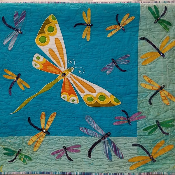 Dragonfly Quilt Pattern - Etsy