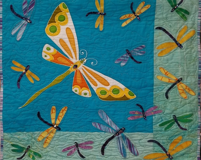 The Modern Dragonfly PDF Quilt Pattern - Modern Quilt Pattern ...