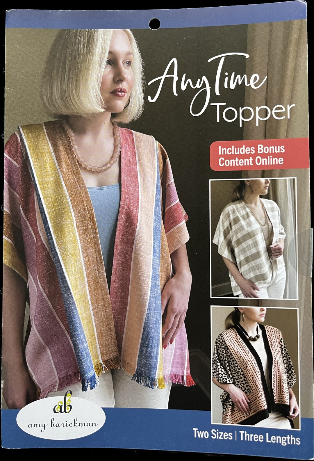 Anytime Topper Pattern by Amy Barickman - Etsy