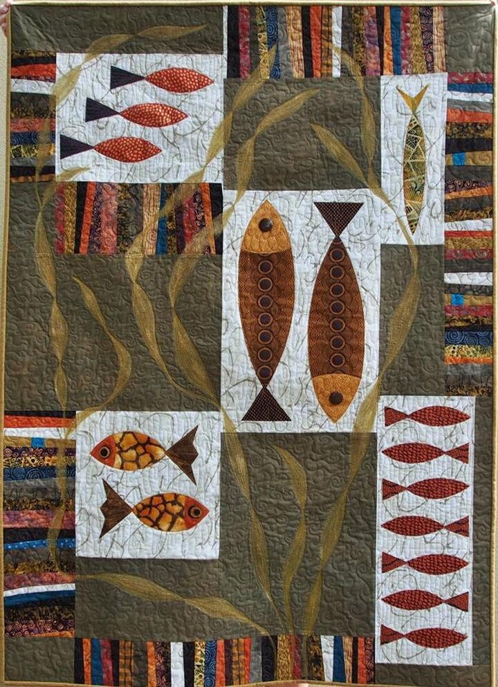 Fish and Chips Quilt Pattern by Quilting Fabrications Leslie - Etsy
