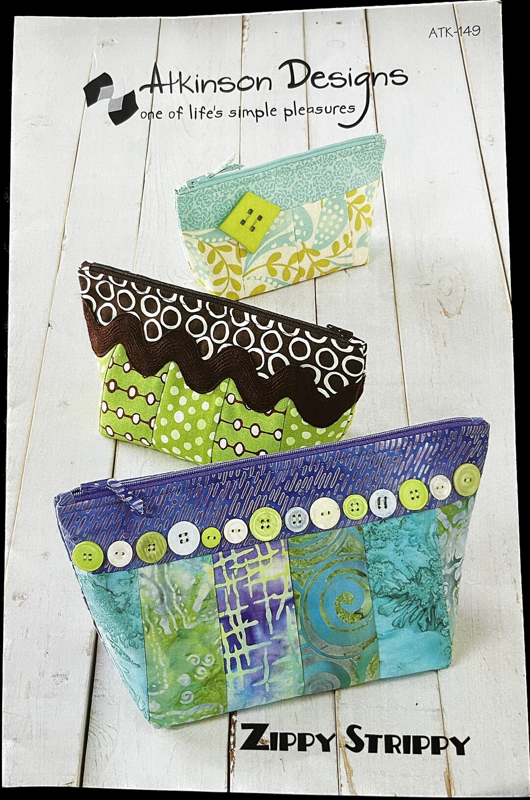 Zippy Strippy Pattern by Atkinson Designs - Etsy