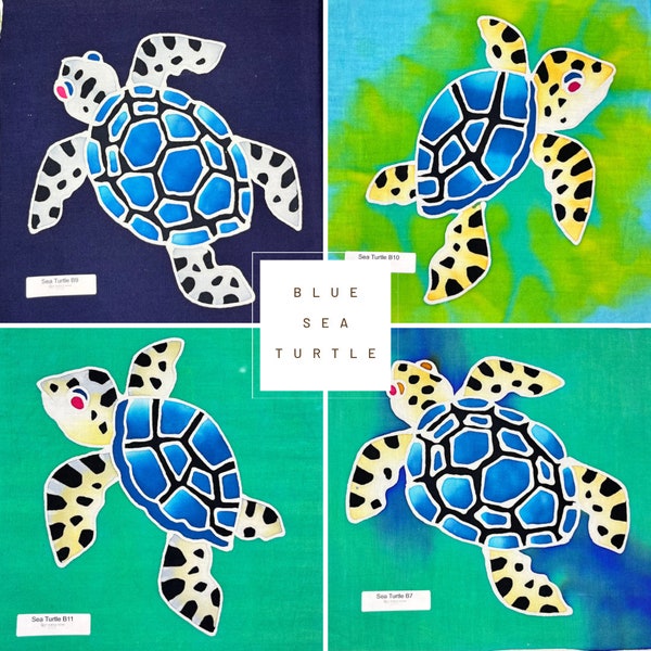 Turtle Batik - Etsy