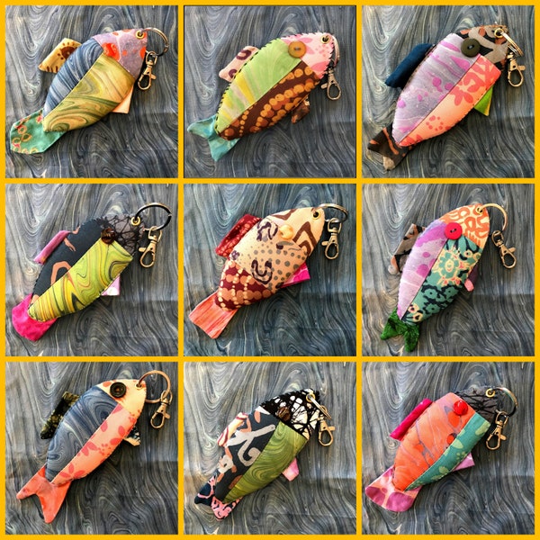 Fish Keychain - Etsy