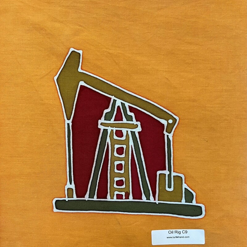 Oil Rig Embroidery - Etsy