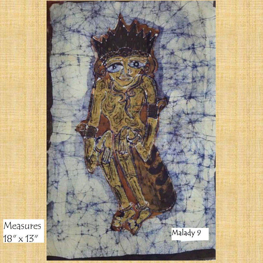 Batik Aboriginal Art Panel – Lady Series 2 - Etsy