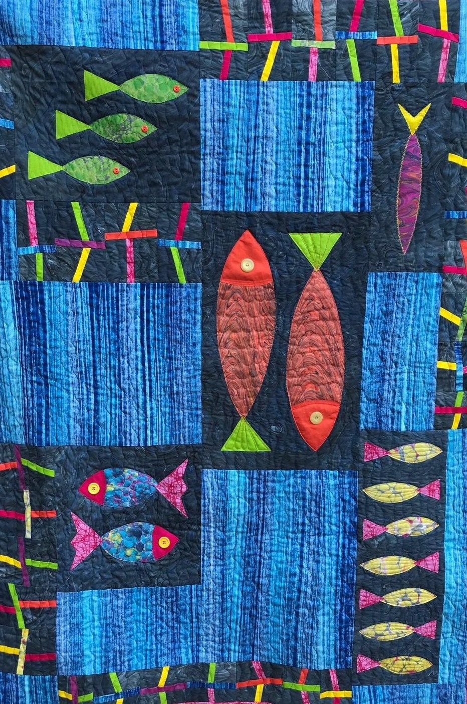 Fish and Chips Quilt Pattern by Quilting Fabrications Leslie - Etsy