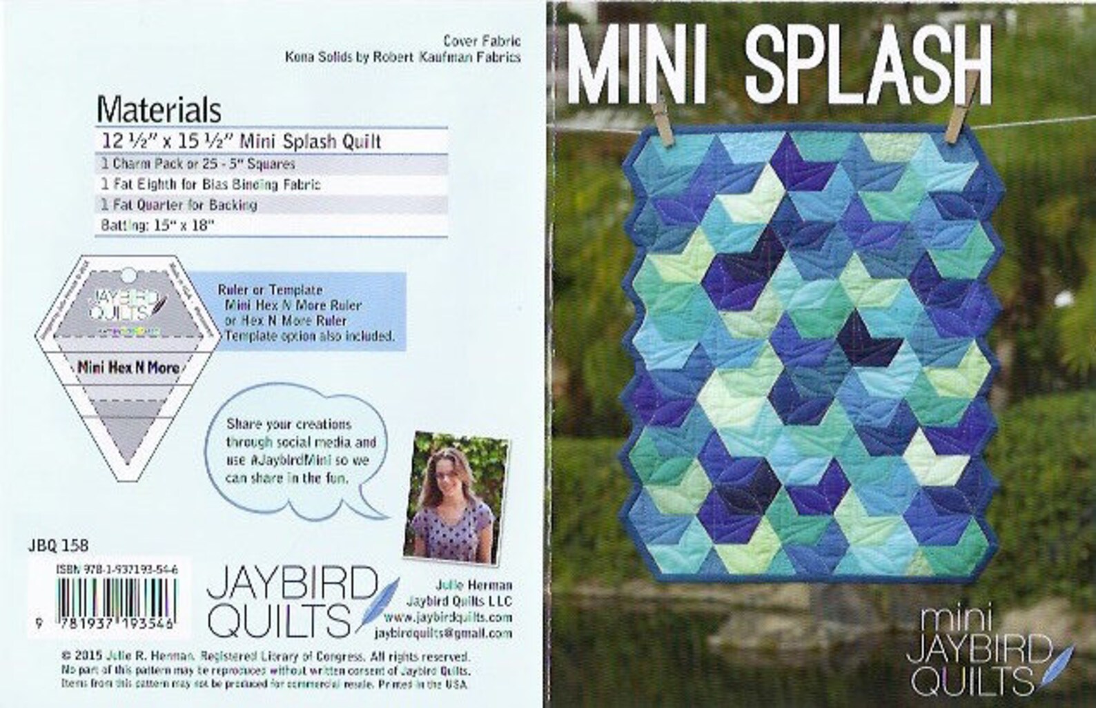 Splash & Mini Splash Quilt Pattern by Jaybird Quilts | Etsy