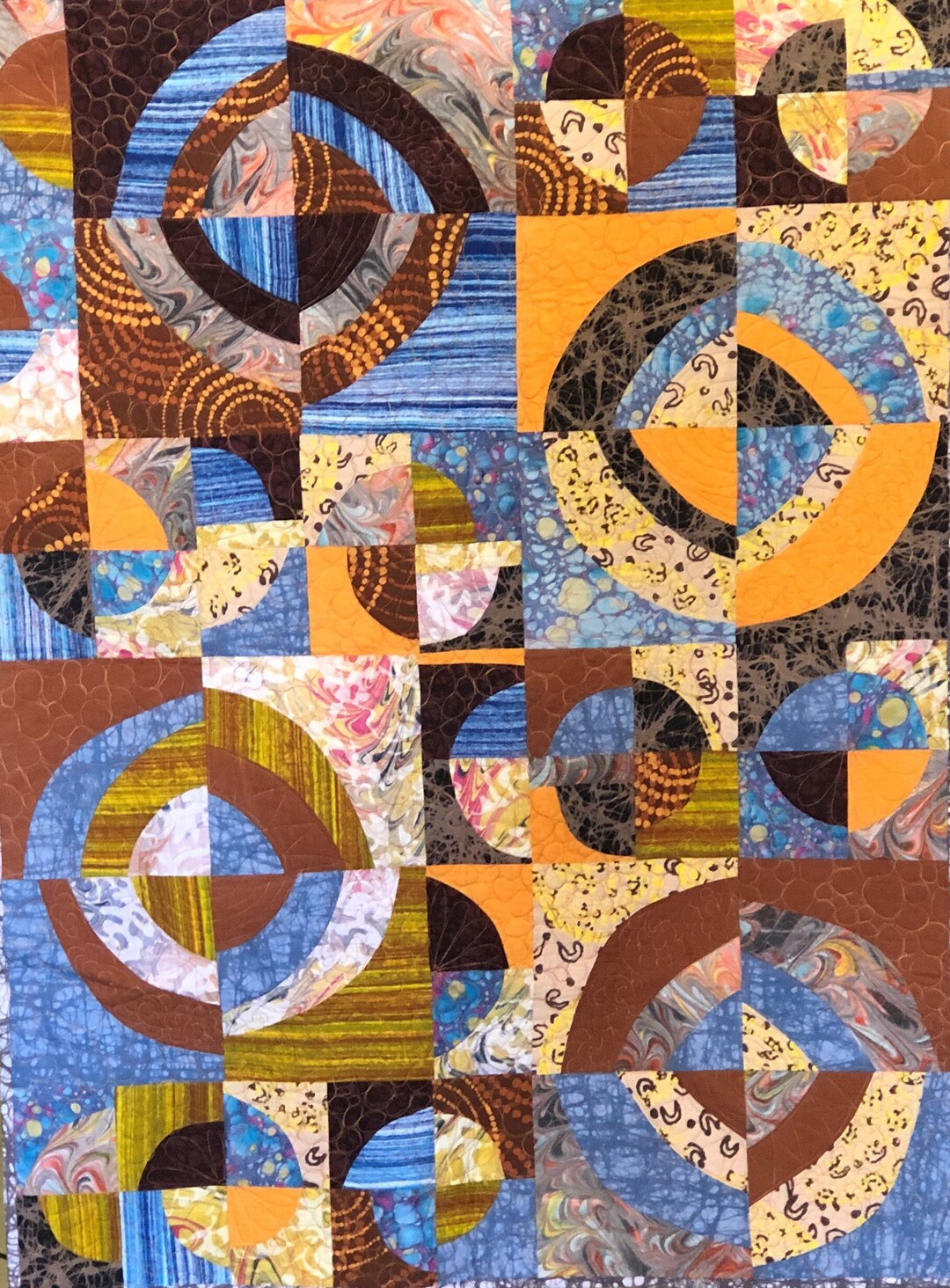 Tropical Shadows Quilt Pattern by Katherine Schmidt - Quirk LTD - Etsy