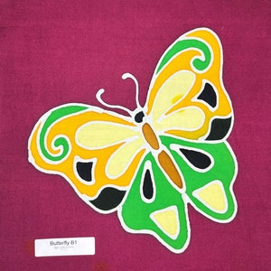 Butterfly Batik Mini Art Panels - Hand Painted, One of a Kind - Etsy