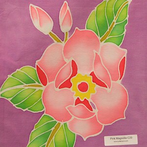 Magnolia Batik Mini Art Panels - Hand Painted, One of a Kind, Group 2 ...