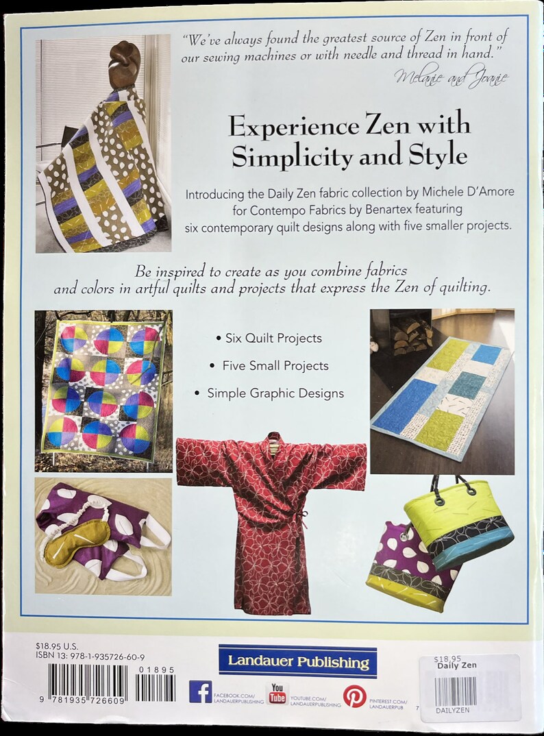 Daily Zen Quilts & Projects by Melanie Greseth and Joanie Holton for ...